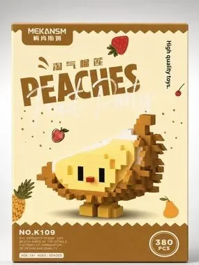 Toys | Lego Mekansm Peaches Fruit Party Durian Building Block Kit ...